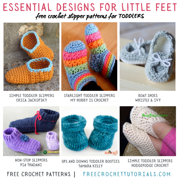 11 Essential Designs for Little Feet! • Free Crochet Patterns and Tutorials