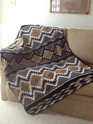 Southwestern Style Afghans - Navajo Blankets • Free Crochet Patterns ...