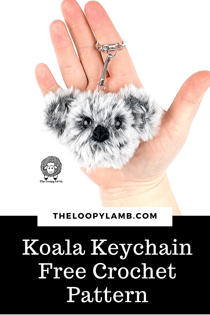 Crochet Koala Keychain • Free Crochet Patterns and Tutorials