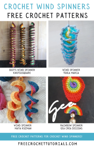 Crochet Wind Spinner Patterns • Free Crochet Patterns and Tutorials