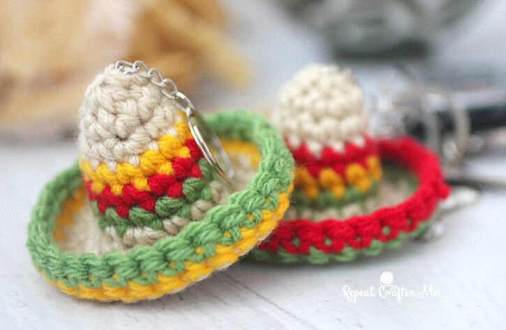 Crochet Keychain Patterns • Free Crochet Patterns and Tutorials