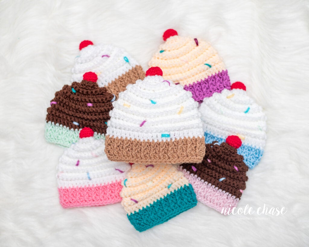 Cupcake Hat Crochet Pattern • Free Crochet Patterns and Tutorials