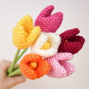 Crochet Your Own Bouquet: 12 Free Tulip Patterns