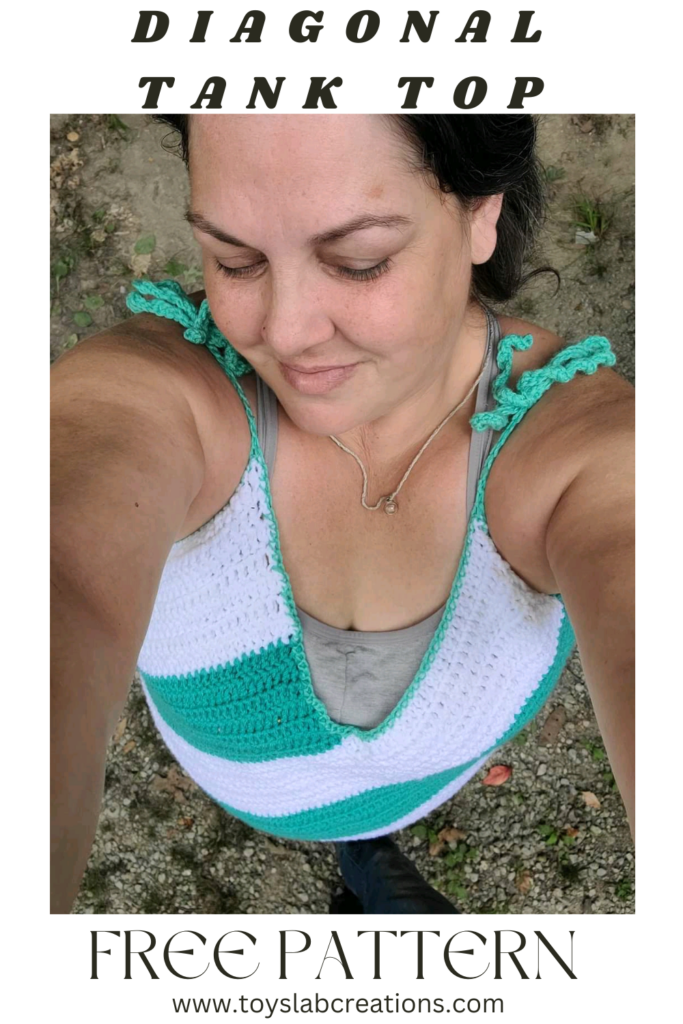 Diagonal Tank Top • Free Crochet Patterns and Tutorials