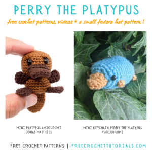 Craft Your Own Agent Perry The Platypus with Free Patterns • Free ...