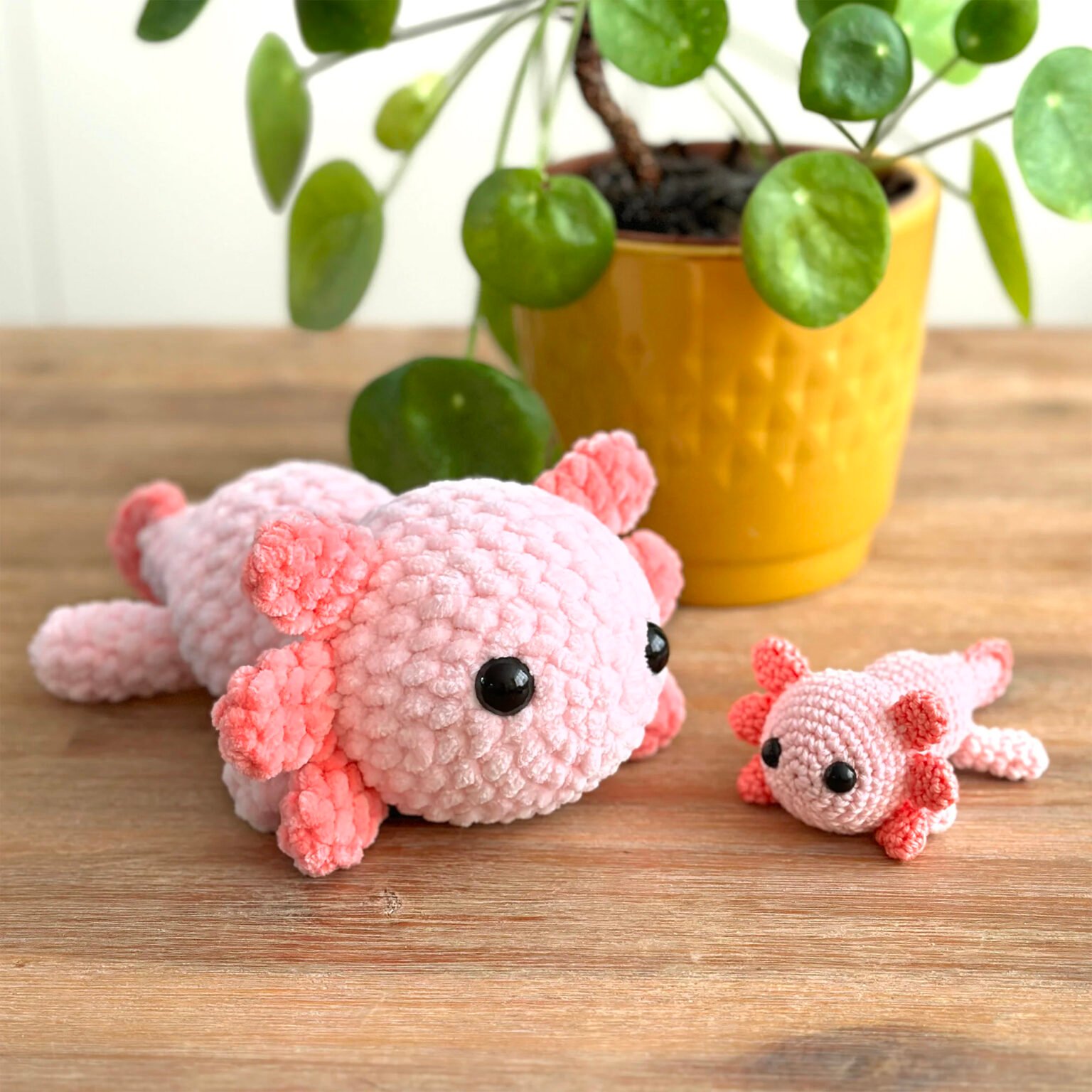 Free Axolotl Amigurumi Crochet Pattern