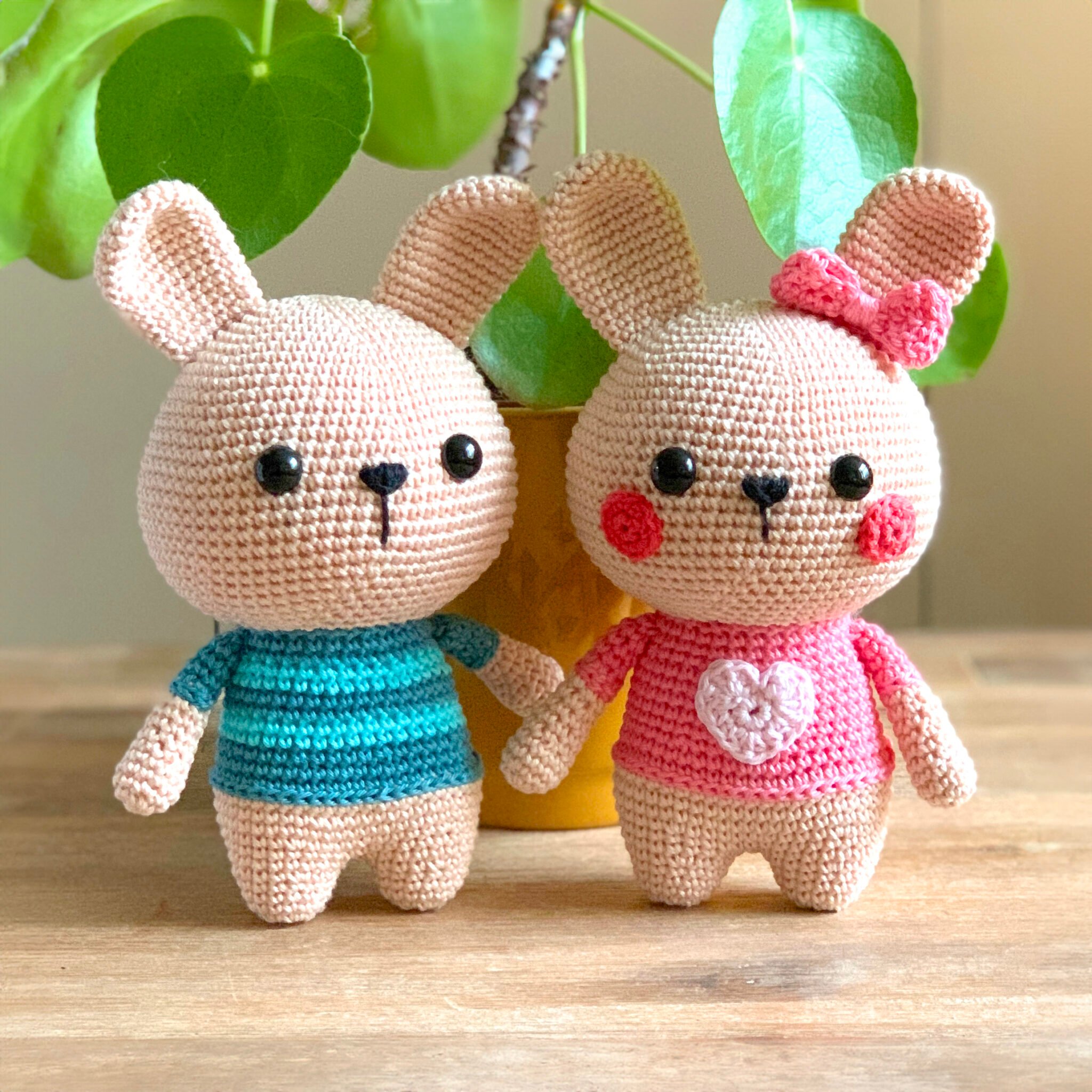 Easy Crochet Bunny Pattern for Easter Gifts